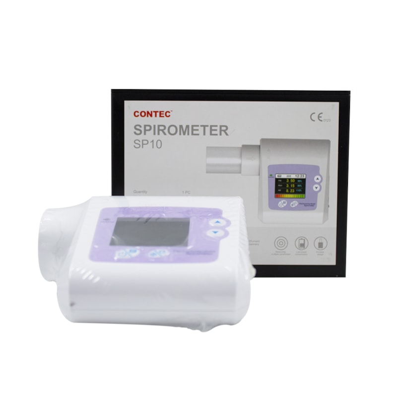 Espirômetro Portátil Contec SP10 Diagnóstico Pulmão Telemedicina - Mamoeiro