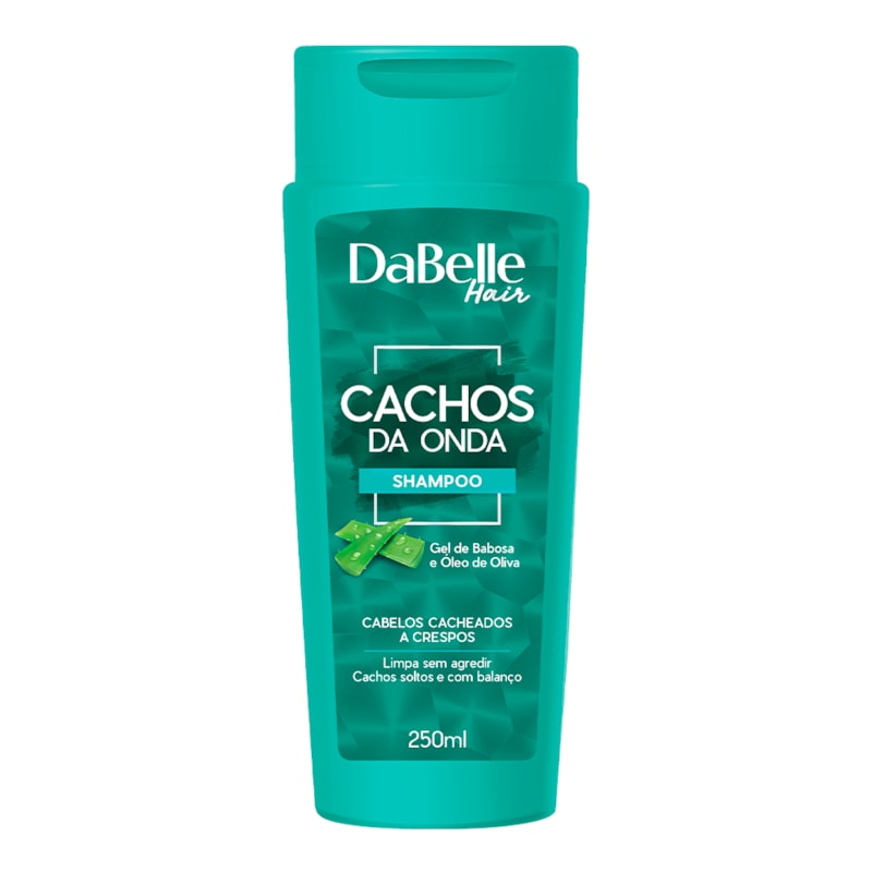 Shampoo Dabelle Hair Cachos Da Onda Gel Babosa 250ml - Mamoeiro